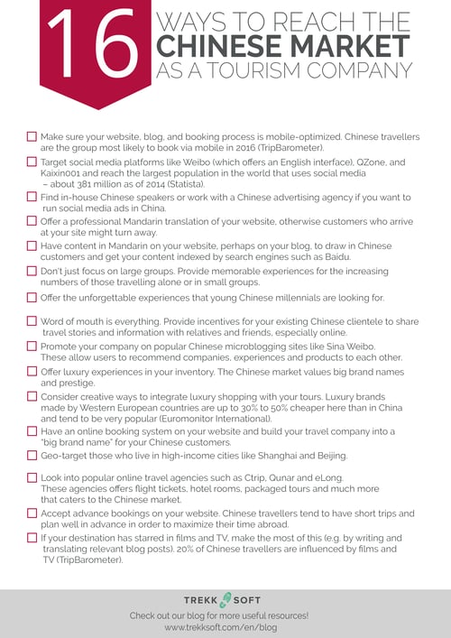Download Your Checklist | 16 Ways to Reach the Chinese Market