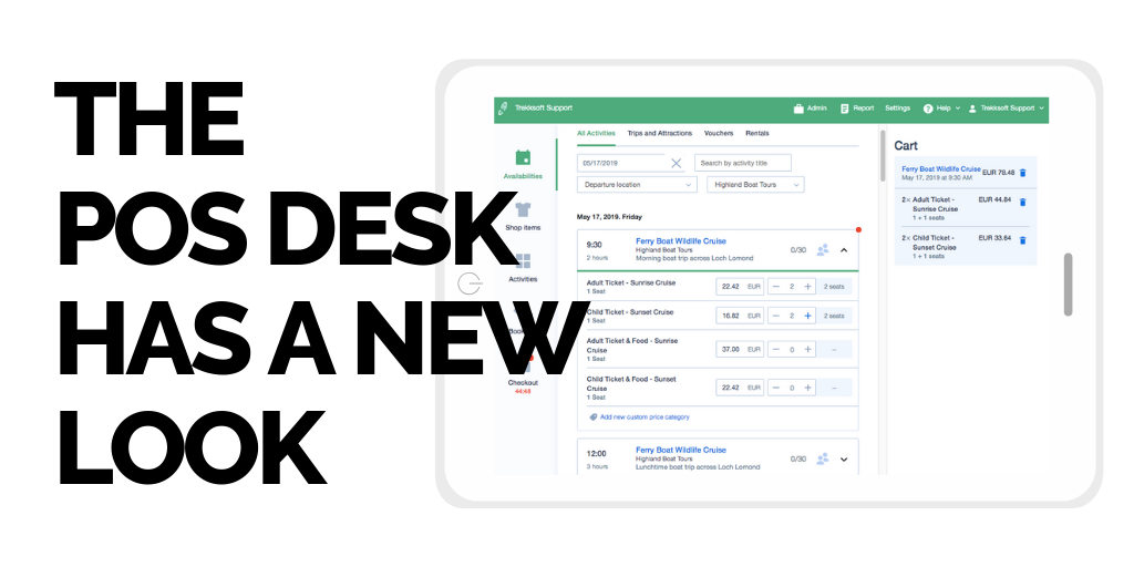 We gave the POS desk a new look!